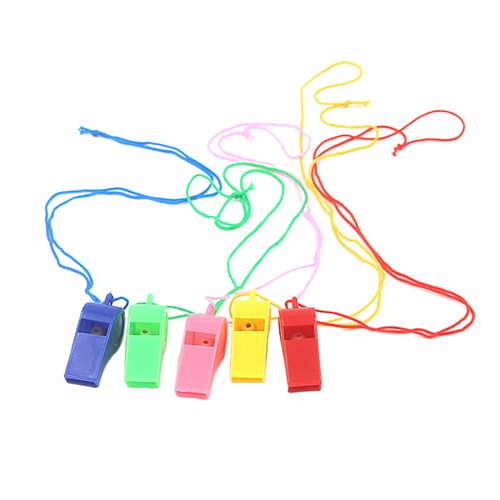 50Pcs Plastic Whistles Training Whistles Kids Whistle Toys Gift Party ...