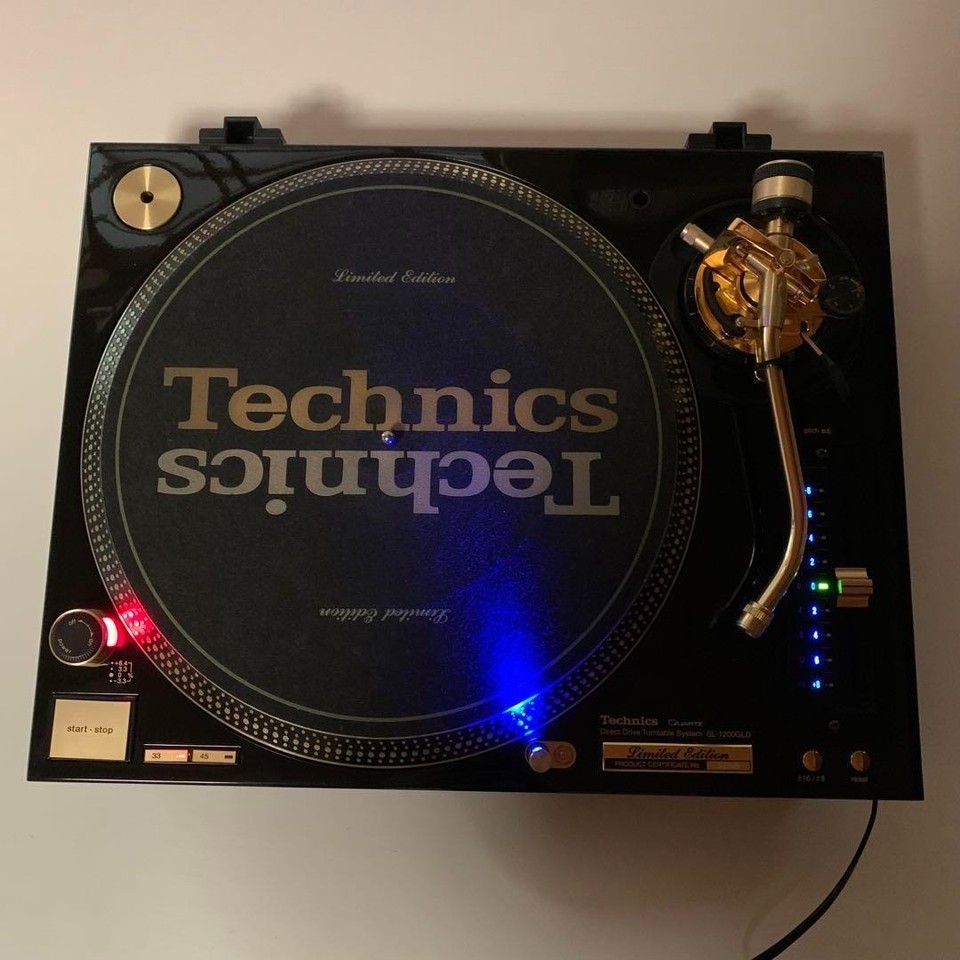 Technics SL-1200GLD Turntable Limited Edition Gold DJ Player VHTF from ...