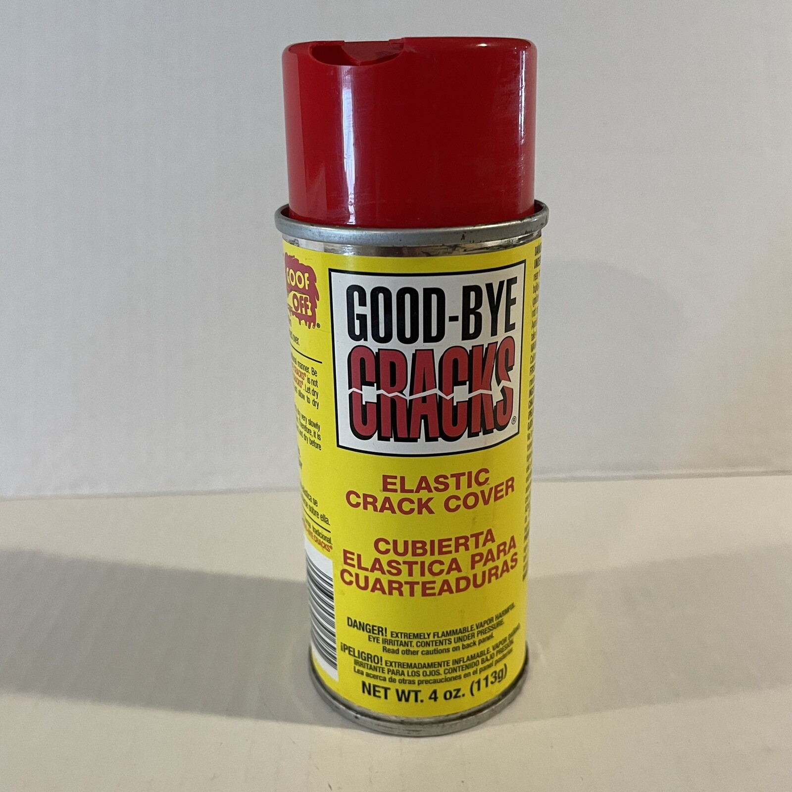 Good Bye Cracks Elastic Spray On Crack Cover 4oz from Goof Off ...