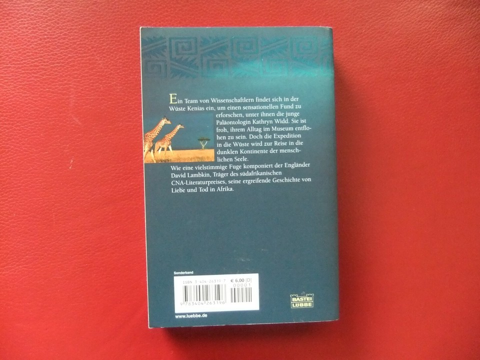 Das dunkle Land von David Lambkin Buch Afrika Roman Wüste Kenia Reise ...