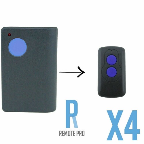 4 x Merlin M800 Blue Compatible Garage Door Remote Control Prolift 230T ...