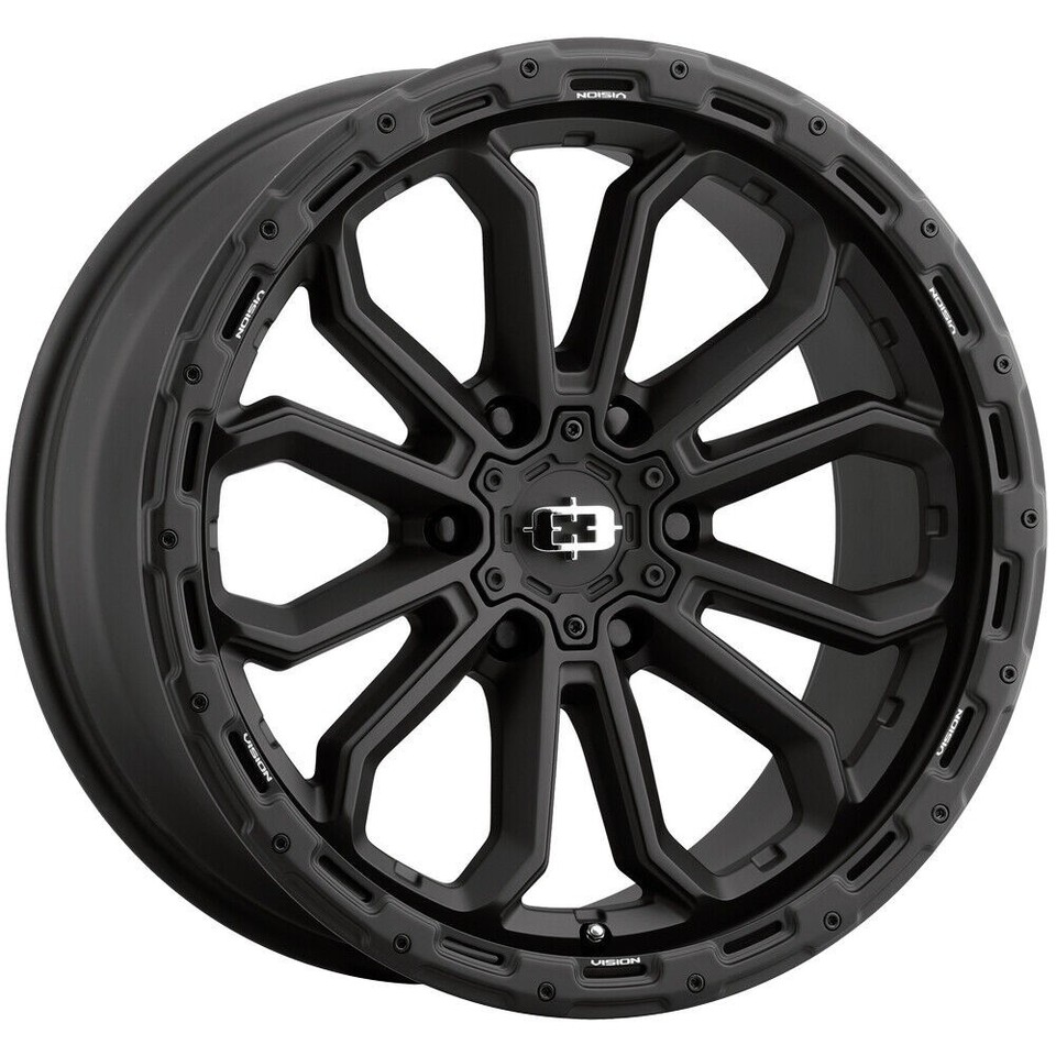 Vision 405 Korupt 18x9 6x5.5/6x139.7 -12 Satin Black Wheels(4) 106.2 18 ...