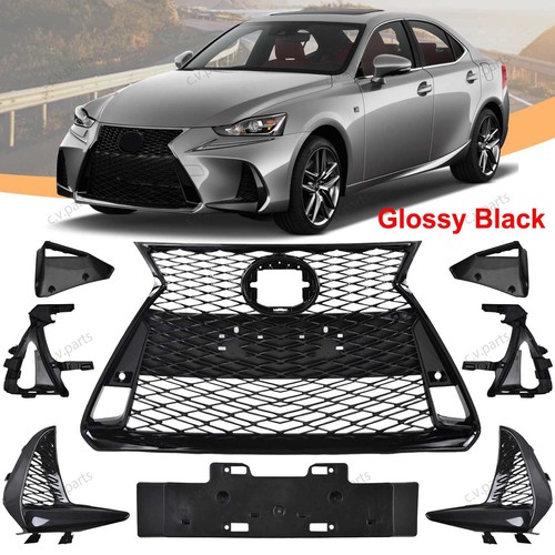 Front Grille Mesh Set For 2017-2019 Lexus IS200t IS300 IS350 F Sport ...