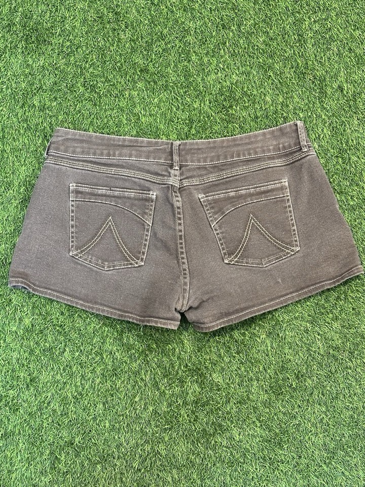 Y2K Delias Shorts Juniors 13/14 Brown Morgan Style | eBay
