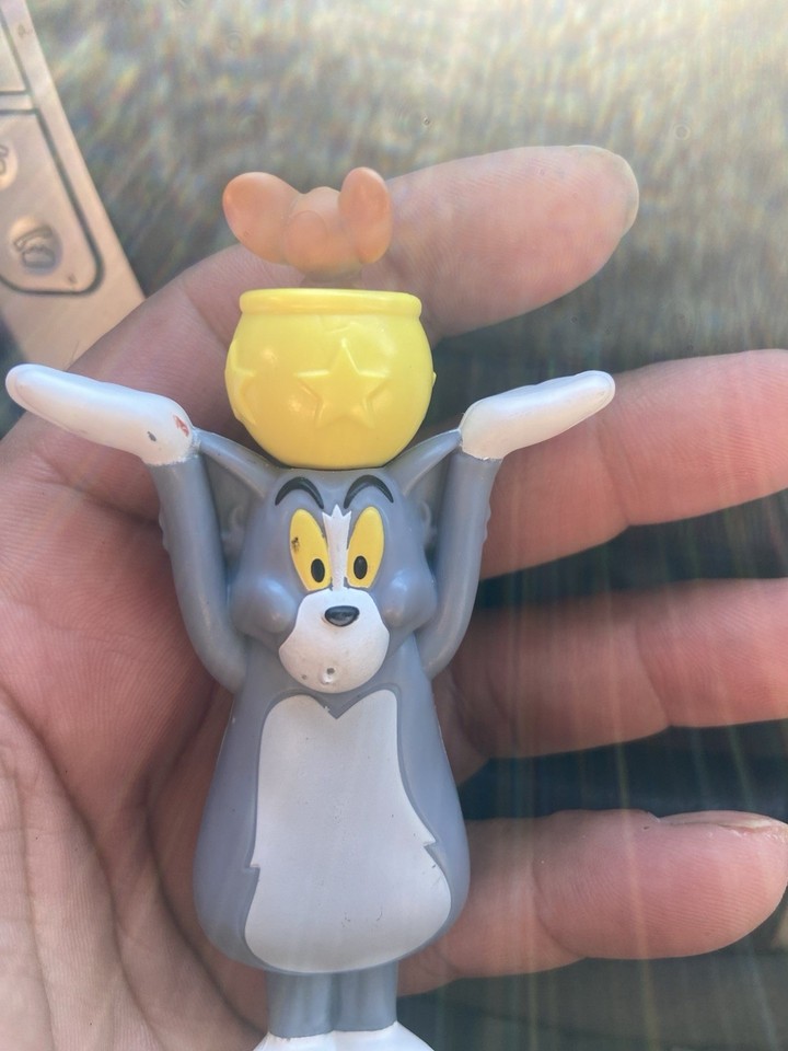 Tom & Jerry Spinning Jerry Toy Burger King Jr. 2024 Happy Meal Cat ...