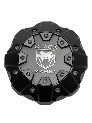 Black Mamba Matte Black Wheel Center Cap C8765K178-BM 31N219-XJ | eBay