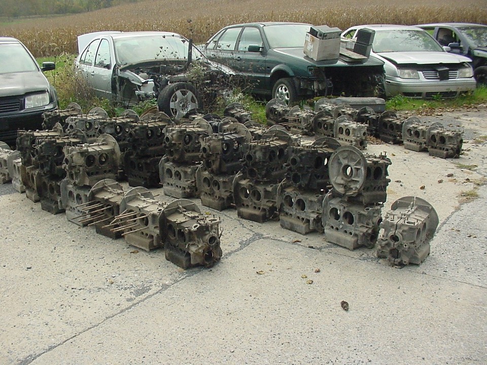 1966 F engine block type 1 case Volkswagen VW air cooled 1300 bug ghia ...