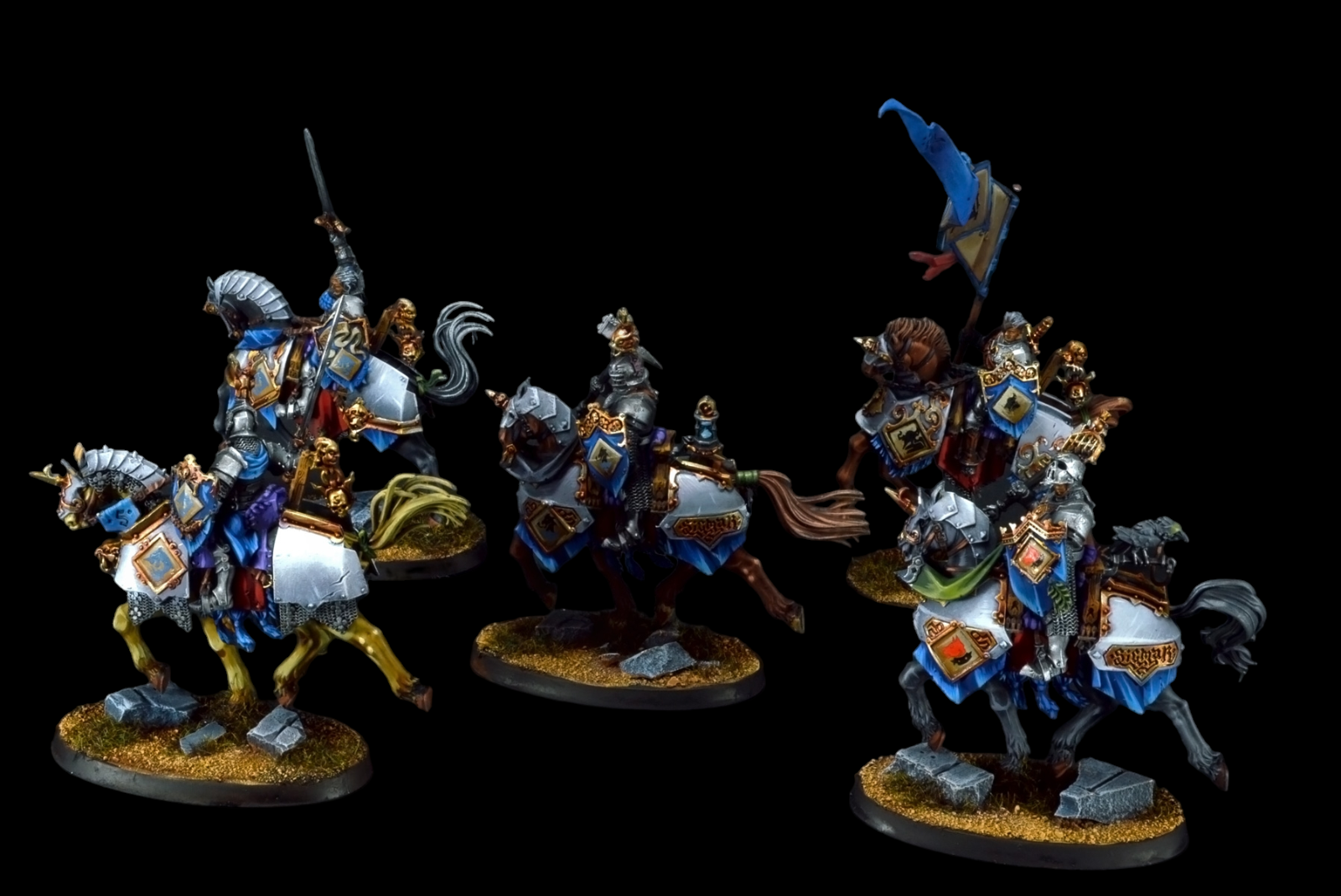 FREEGUILD CAVALIERS cities of sigmar ** COMMISSION ** painting | eBay