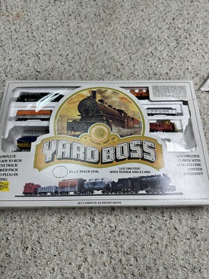 Bachmann 4262 Yard Boss N Gauge Steam Starter Train Set In Box CHECK ...