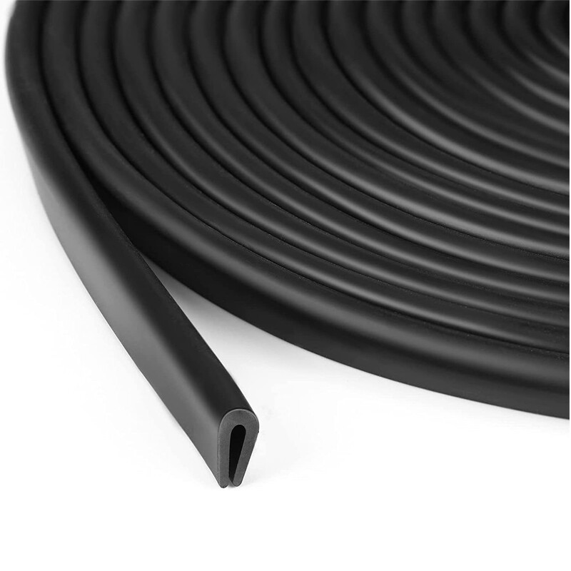 20FT PVC Car Door Edge Trims Guard Molding Rubber Seal Strips Scratch ...