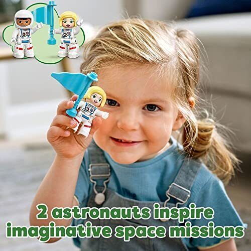 LEGO DUPLO Town Space Shuttle Mission Rocket Toy 10944, Set for ...