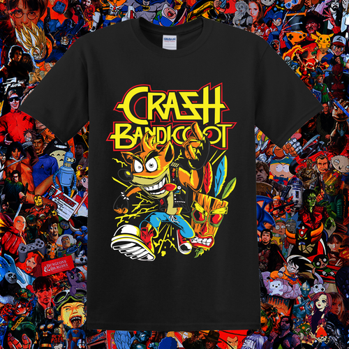 Crash Bandicoot Metal Custom Shirt | Playstation Gaming Shirts | Gamer ...