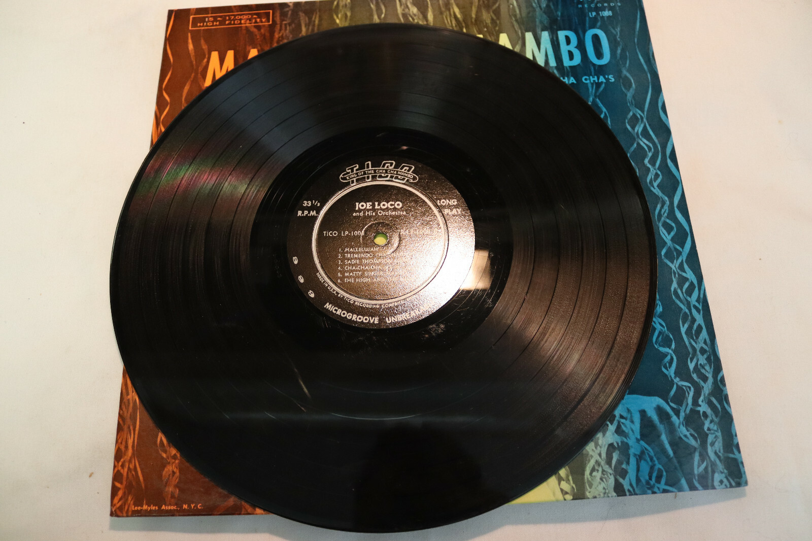 JOE LOCO & HIS QUINTET "MAKE MINE MAMBO" JAZZ LATIN 12" VINYL LP 1955 ...