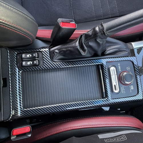 For Subaru WRX STI Carbon Style Inner Gear Shift Box Panel Cover 2015 ...