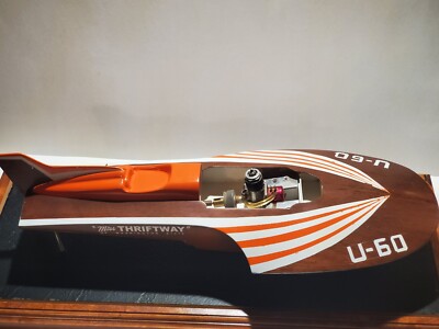 Tether Race Boat Hydroplane Miss Thriftway U-60 Model Kit Built w ...