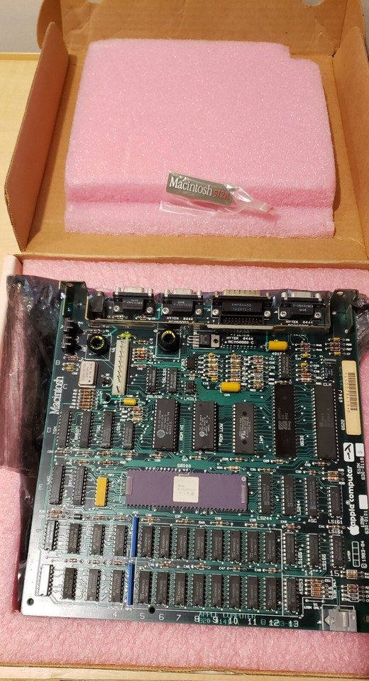WORKING Macintosh 512k Logic Board/Memory Expansion Kit M2515 (Mac 1984 ...