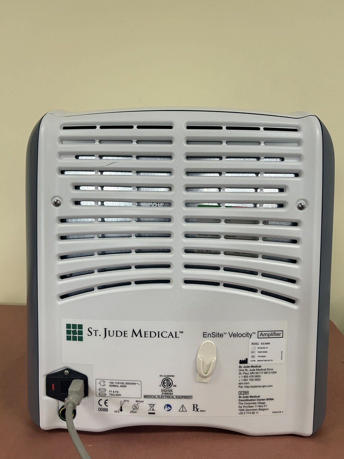 St. Jude Medical Ensite Velocity Amplifier EE3000 Cardiac Mapping for ...