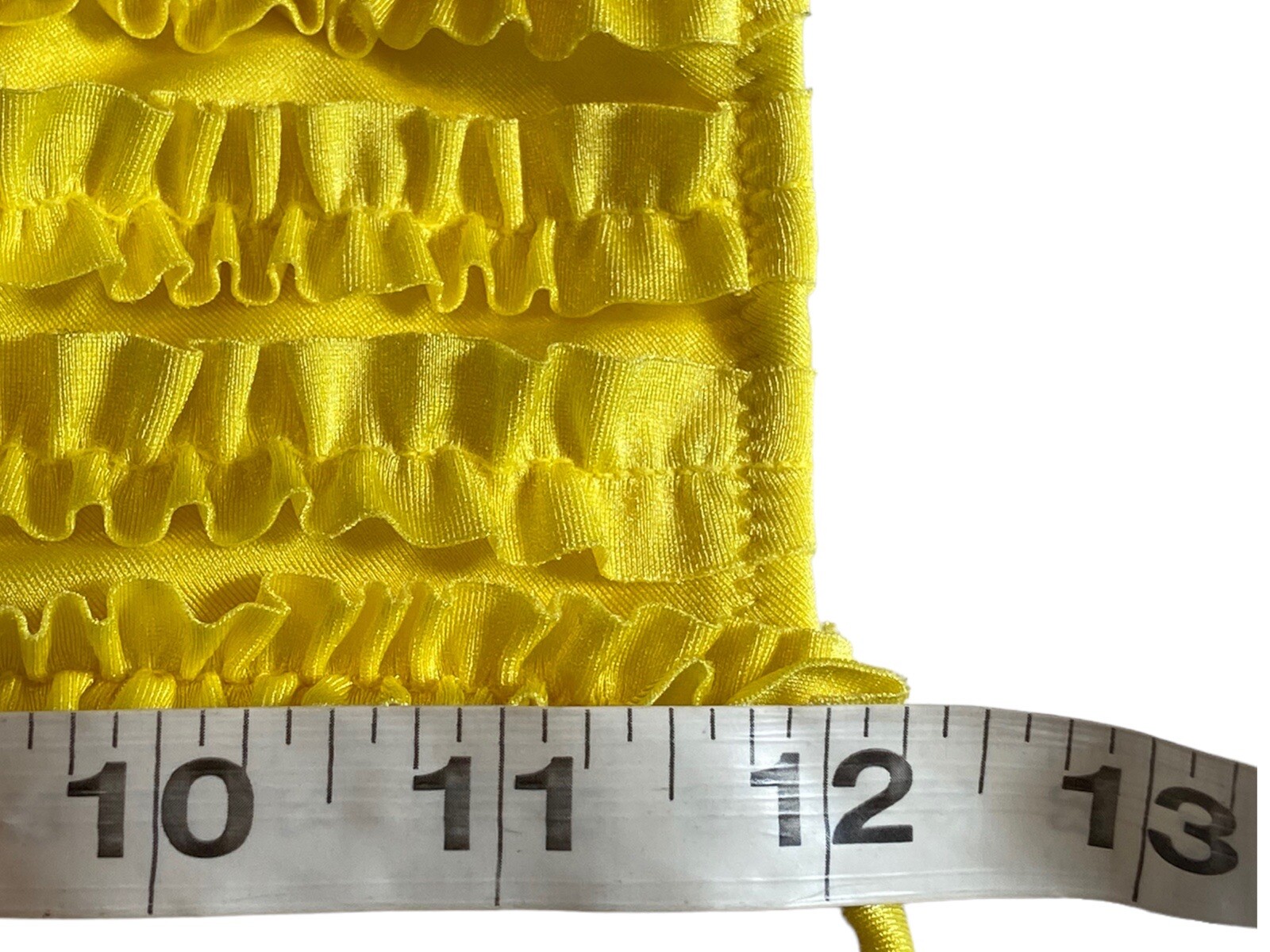 Victoria’s Secret Yellow Ruffled Bikini Top Swim Swim… - Gem