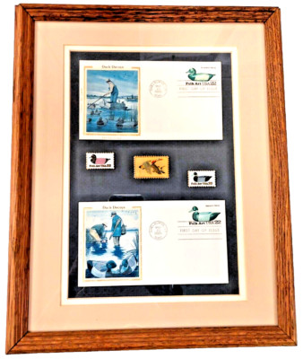 Vintage Mallard Decoy Folk Art USA 22 Cents Lot of 3 Lapel Pins and 2 ...