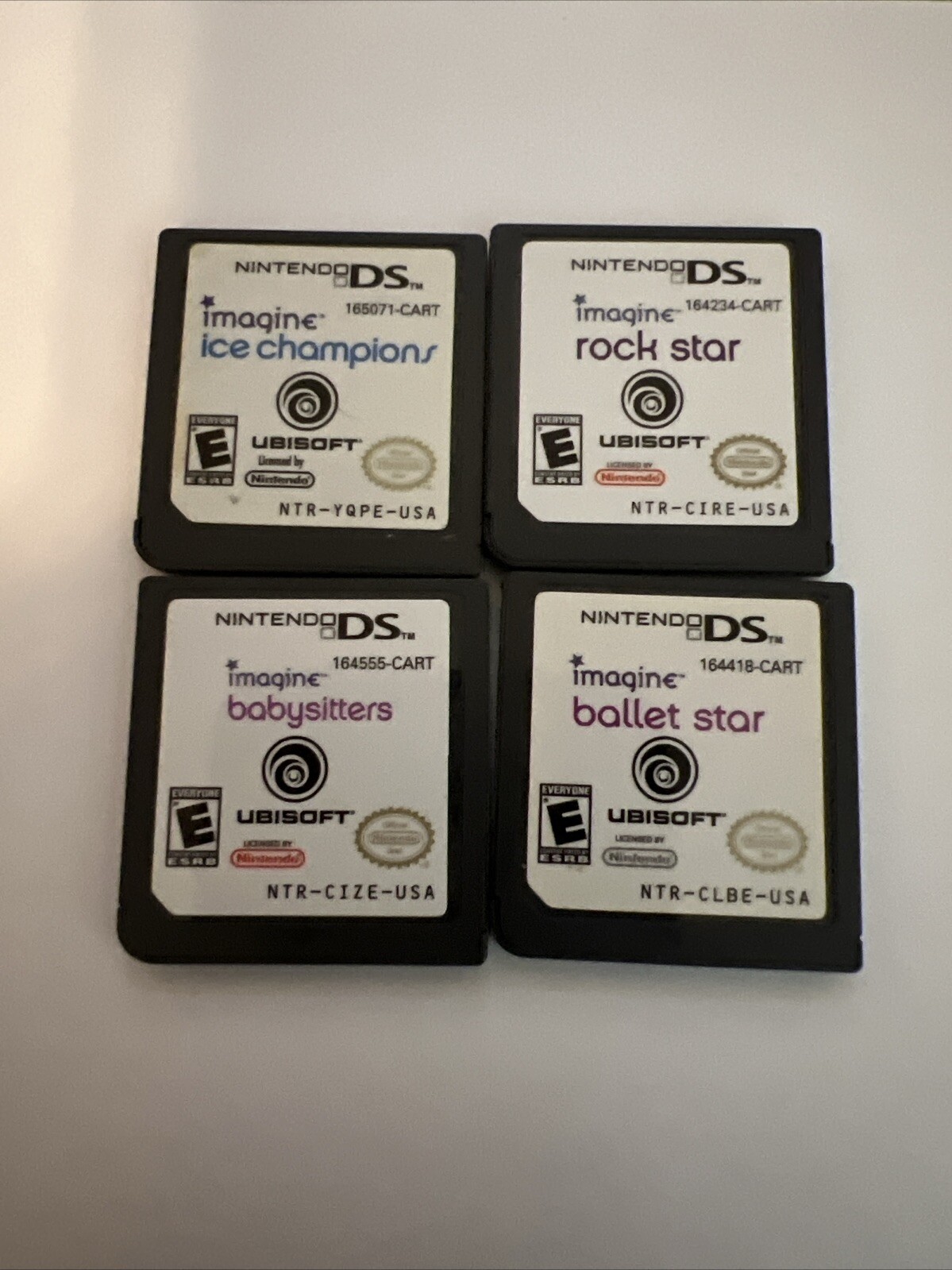 Imagine Nintendo DS Lot of 4Games Ice Champions, Rock Star, Babysitter ...