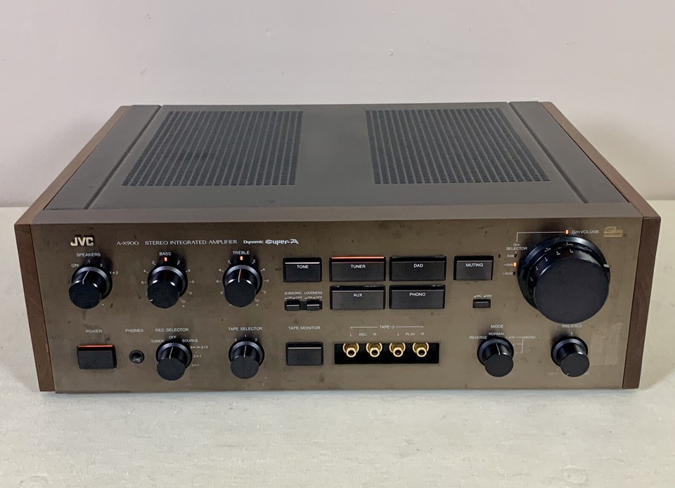 JVC A-X900B Integrated Amplifier, Pro. reconditioned & tested. 120 WPC ...