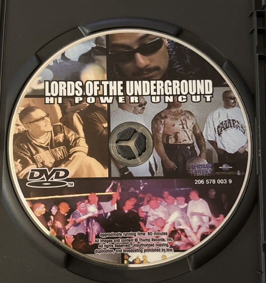 Lords Of The Underground Hi Power Uncut (DVD, 2003) Mr. Capone-E | eBay