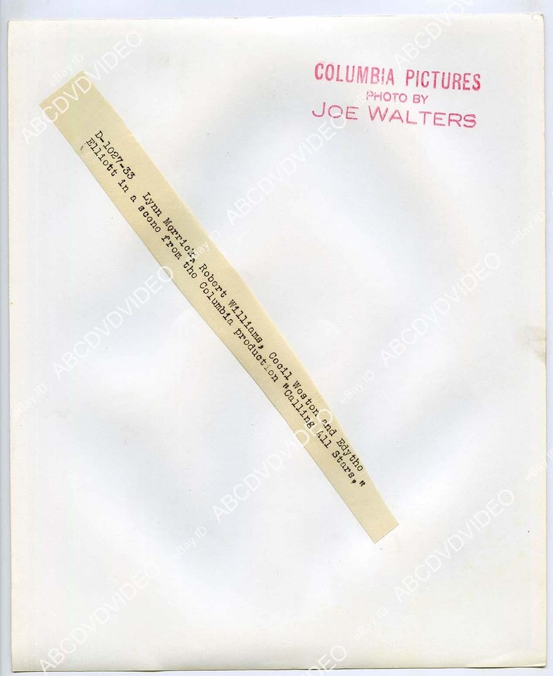 o4522 1944 orig photo Lynn Merrick, Robert Williams, Cecil Weston ...