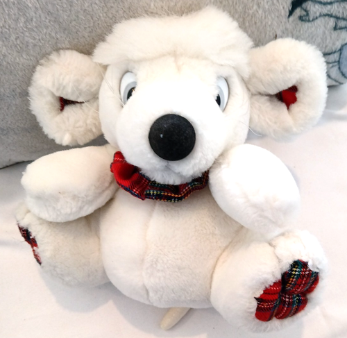 Vintage Heritage Collection Ganz Bros Plaintalk White Mouse Soft Toy ...