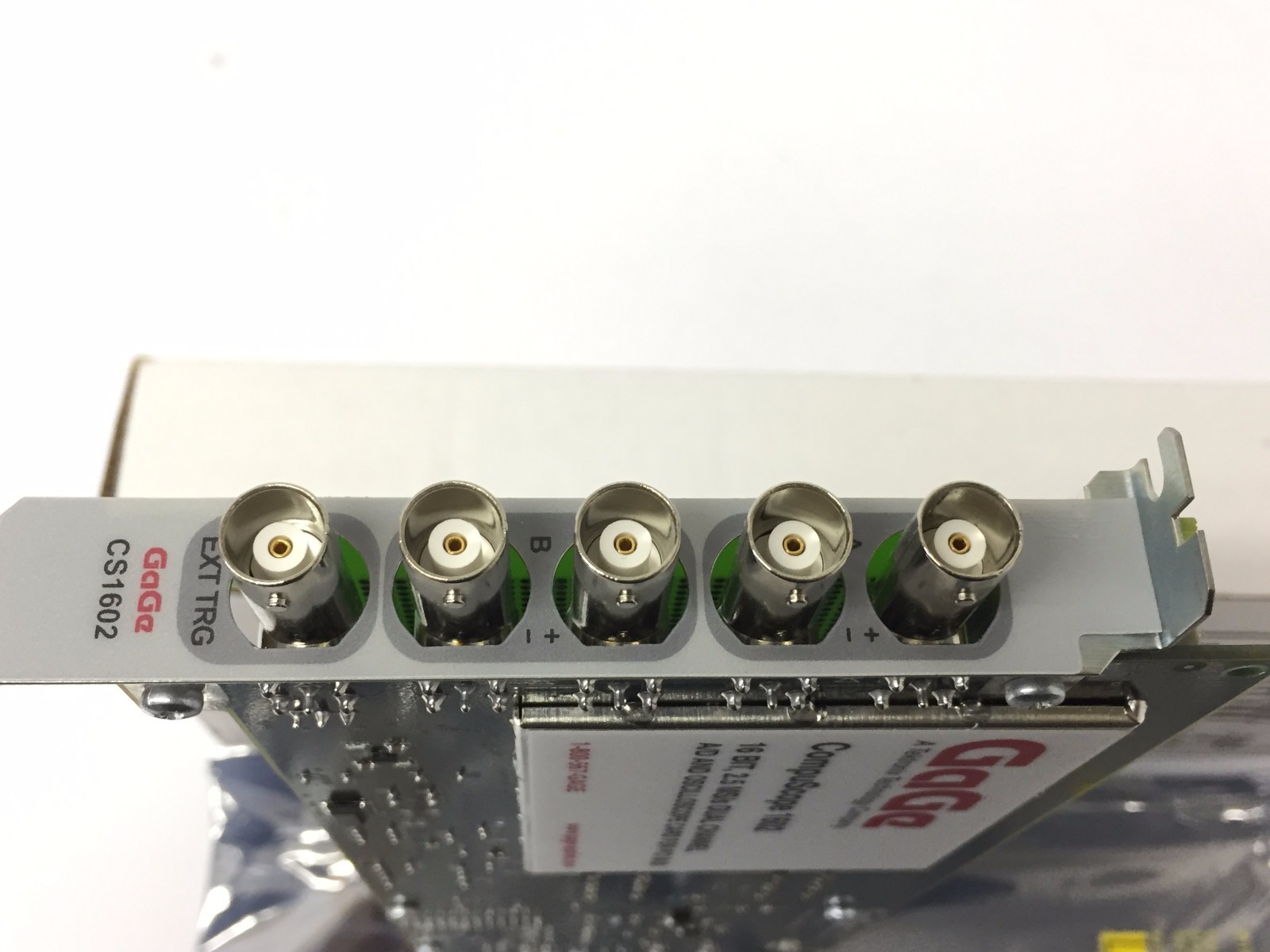 GAGE 1620 COMPUSCOPE 16 BIT 2.5MS/S DUAL CHANNEL A/D AND O-SCOPE CARD ...