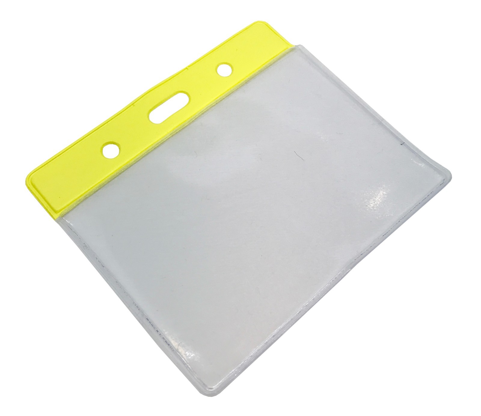 Clear ID Card Plastic Conference Pocket Pouches or Coloured Topped ...