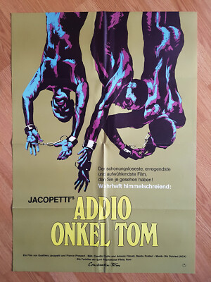 GOODBYE UNCLE TOM Prosperi & Jacopetti ADDIO 1971 - rare German 1-sheet poster | eBay