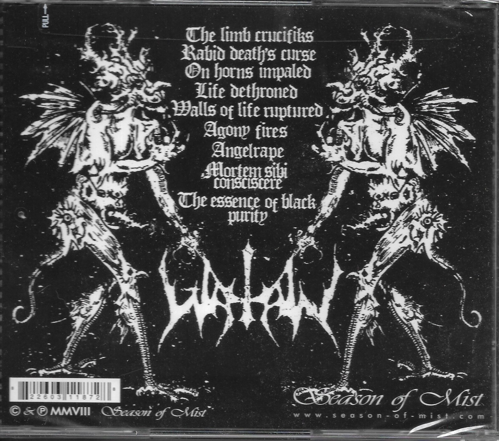 WATAIN-RABID DEATH'S CURSE-CD-dissection-necrophobic-lord belial ...