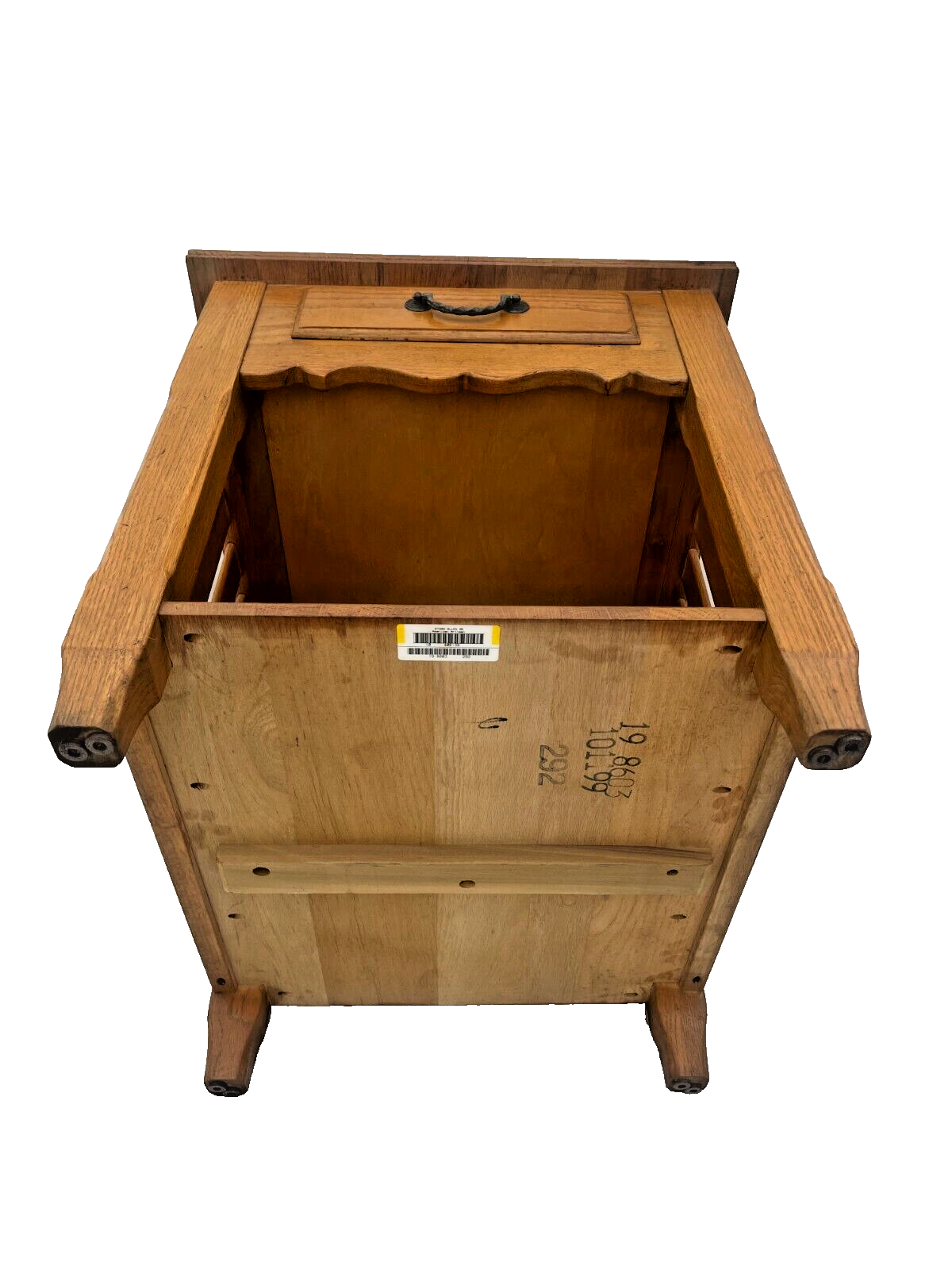 Ethan Allen Side Table Nightstand Oak Drawer Shelf American Artisan #19 ...