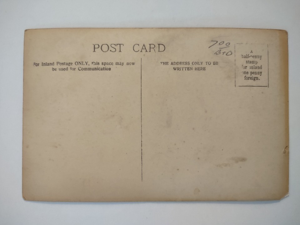 Vintage Postcard RPPC Large Crowd Scene Bicycles Boys Girls Separate ...