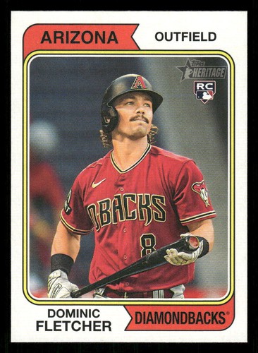 2023 Topps Heritage Dominic Fletcher #556 Rookie Arizona Diamondbacks ...