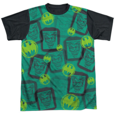 Batman Rivalry Adult Halloween Costume T Shirt (Black Back), S-3XL | eBay