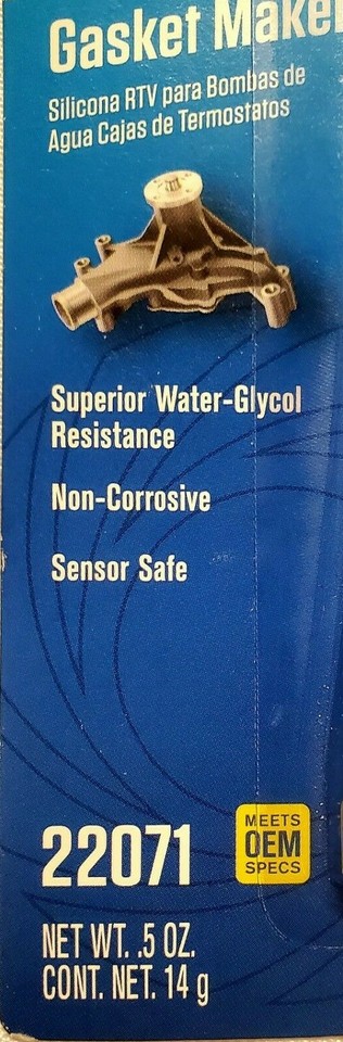 PERMATEX 22071 WATER PUMP AND THERMOSTAT RTV SILICONE GASKET 0.5 OZ. | eBay