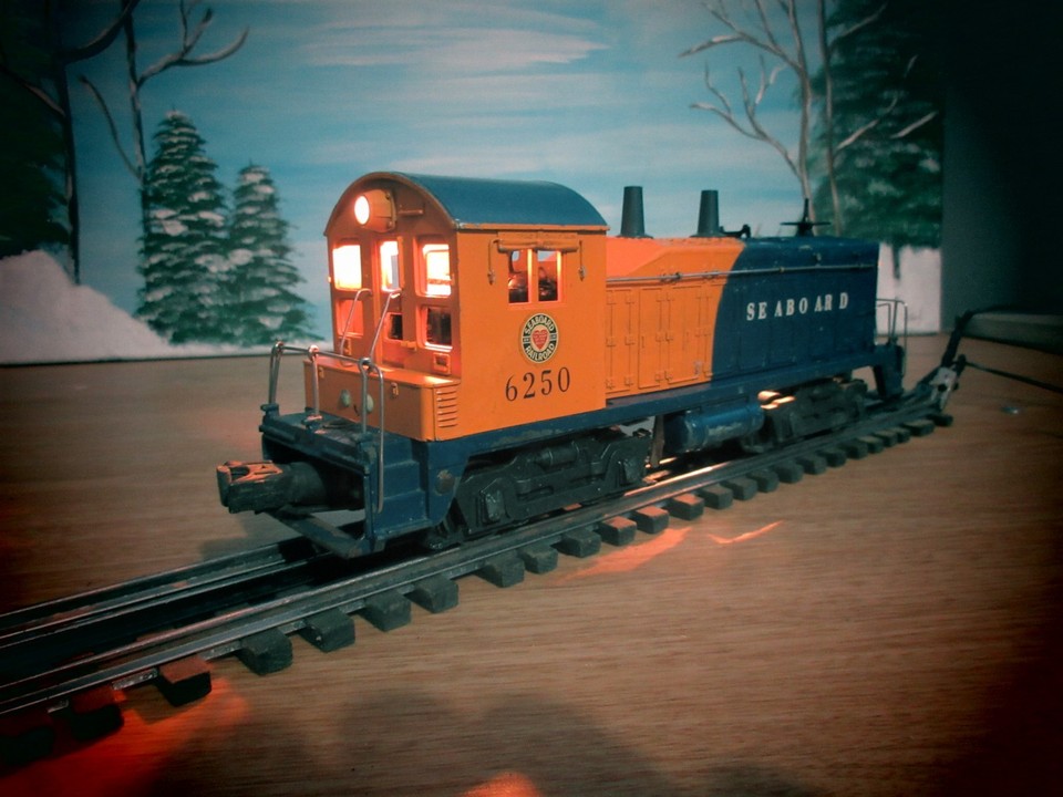 LIONEL #6250 SEABOARD NW2 SWITCHER - 1954-1955 TESTED RUNS WELL WITH ...