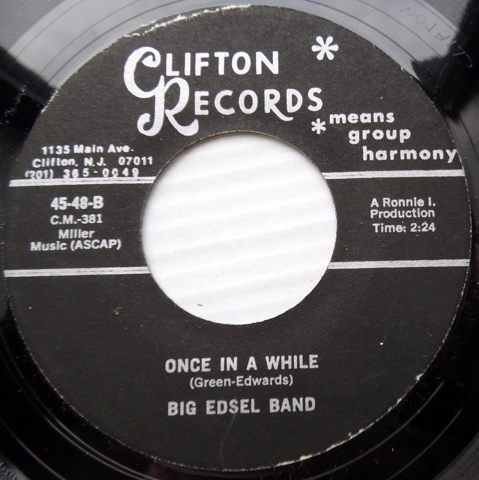 BIG EDSEL Band 45 WHY DO LOVERS BREAK EACH OTHER'S HEARTS ONCE IN A ...