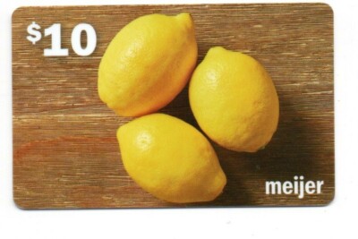 Meijer Fruit Lemons Gift Card No $ Value Collectible | eBay