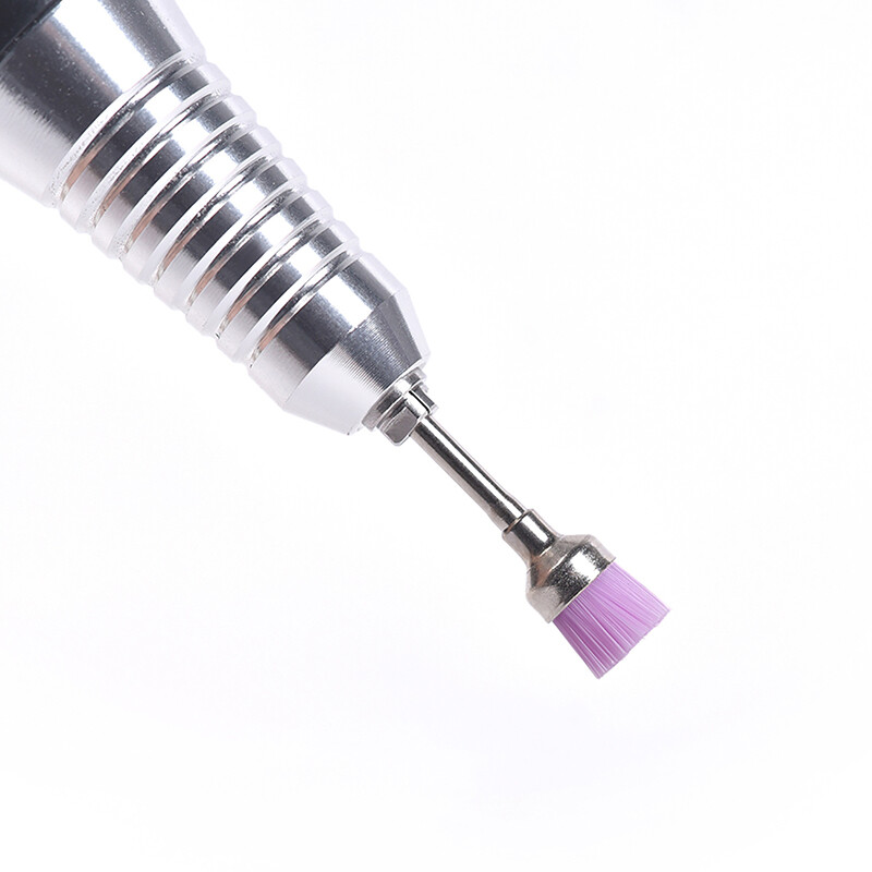 Nail Drill Bit Cleaning Brush Electric Nail Files Milling Cutter Dust ...