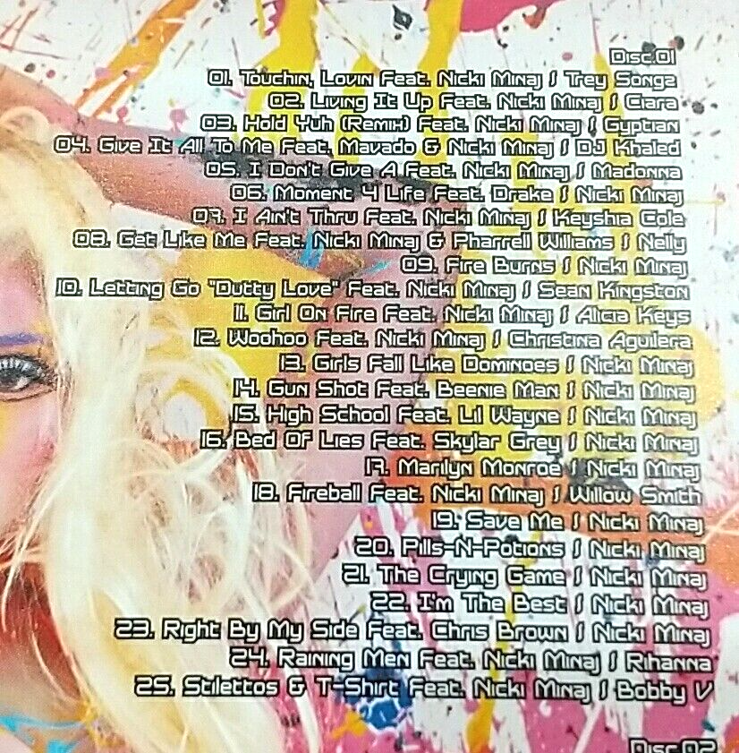 (CD) Nicki Minaj – Mellow Edition Best Of Mix 2CD, 50 Tracks, Near Mint ...