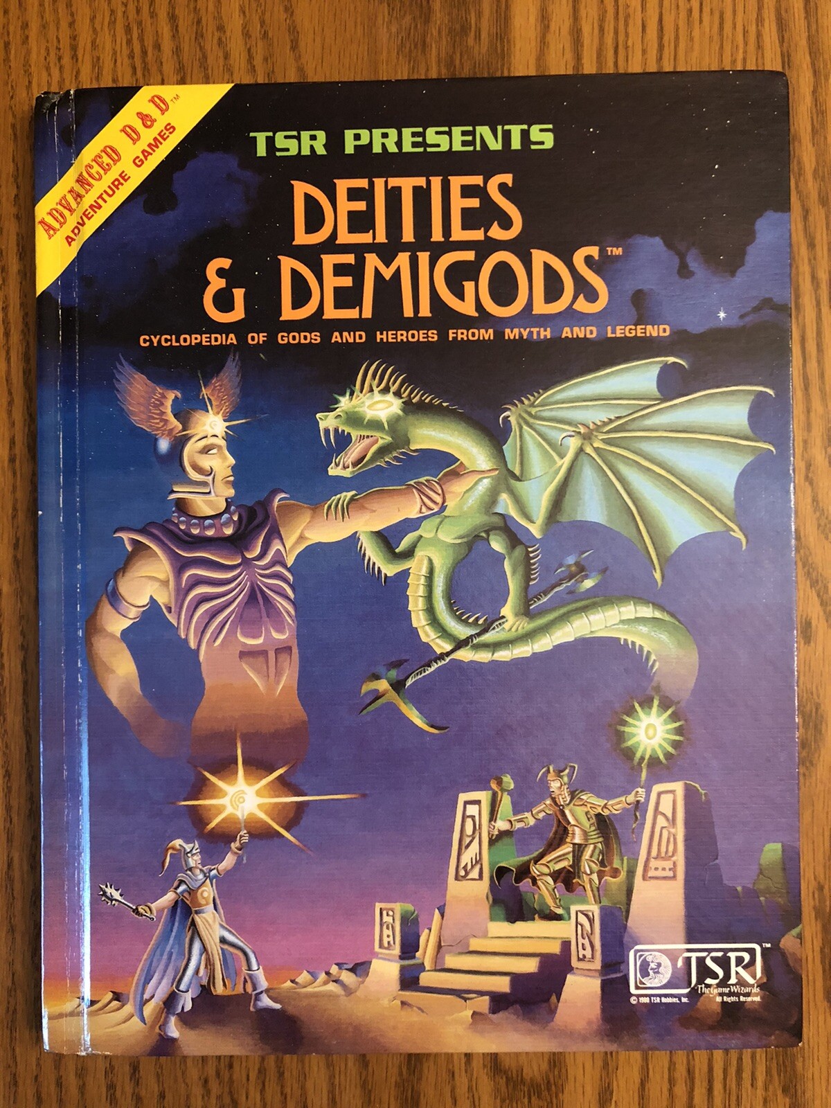 DEITIES & DEMIGODS 4th print 1st Edition Dungeons & Dragons 1980 Near ...