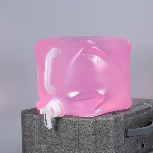 Collapsible Water Container Large Capacity With Tap Sealed Cap Folding ...