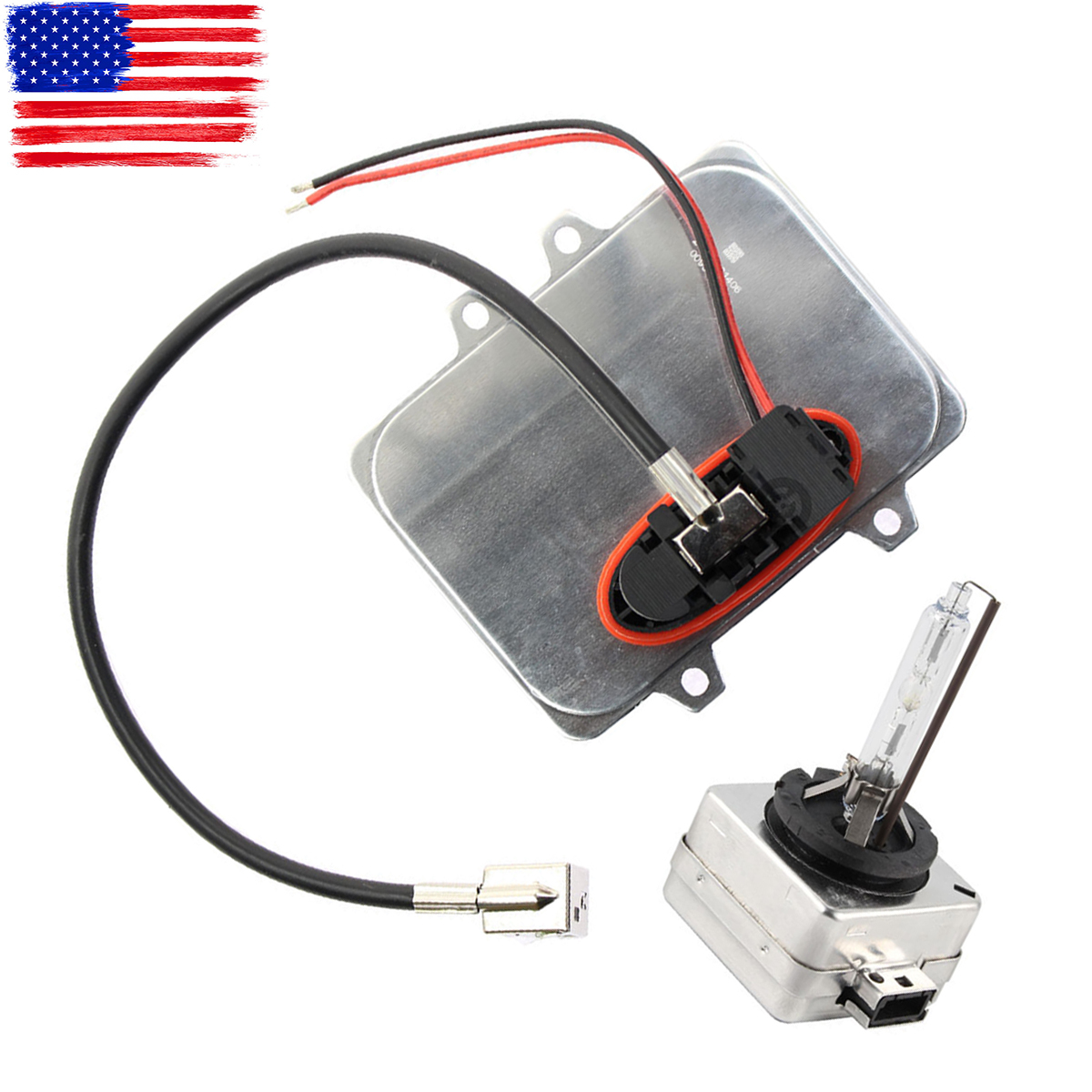 HID Xenon Headlight Ballast & D1S Bulb Kit For 2008-2010 VW Touareg ...