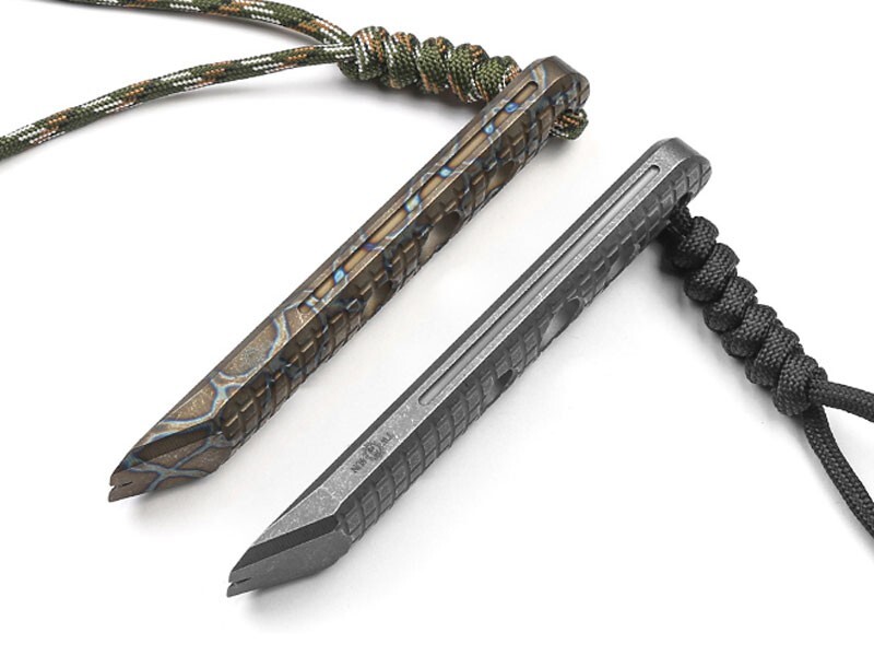 Titanium Pocket Pry Bar Crowbar EDC Bottle Opener Portable Outdoor ...