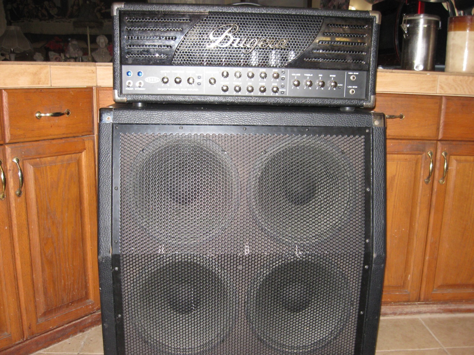 Bugera 333XL Amp Head w/Footswitch Plus Behinger BG412 cabinet Used ...