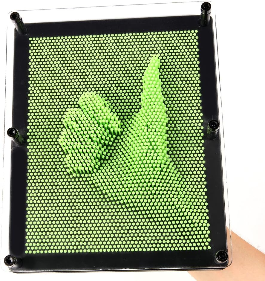 3D Pin Art Toy Extra Large 10" X 8" Pin Art Board Pin Impression Board ...