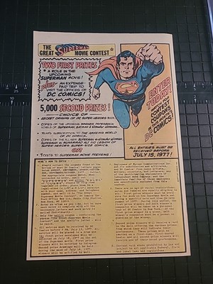 The Great Superman Movie Contest 7x10 Print Ad 1970s Vintage | eBay