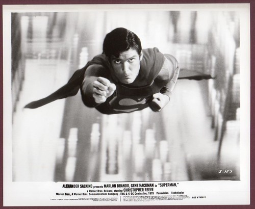 Christopher Reeve as SUPERMAN 1979 Orig Movie Photo 8x10 handsome actor ...